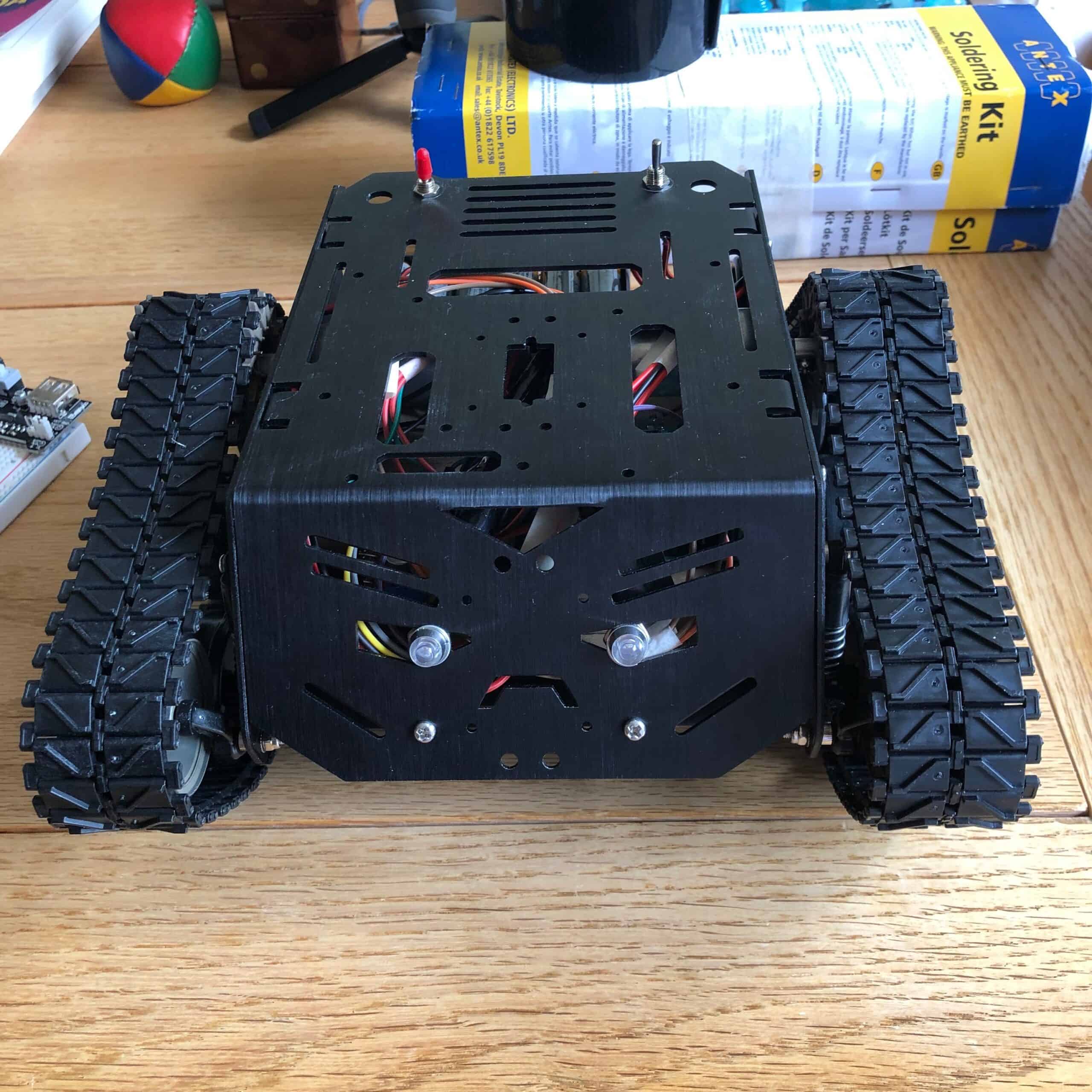 Jnr Trak (aka Devastator Tank Mobile Robot Platform) - Adrian's Blog